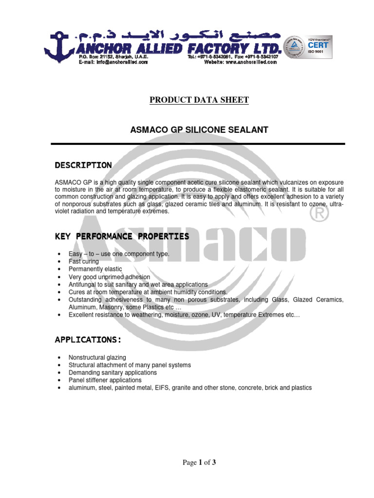 9.asmaco - B2 Fire Retartdant | PDF | Silicone | Shelf Life