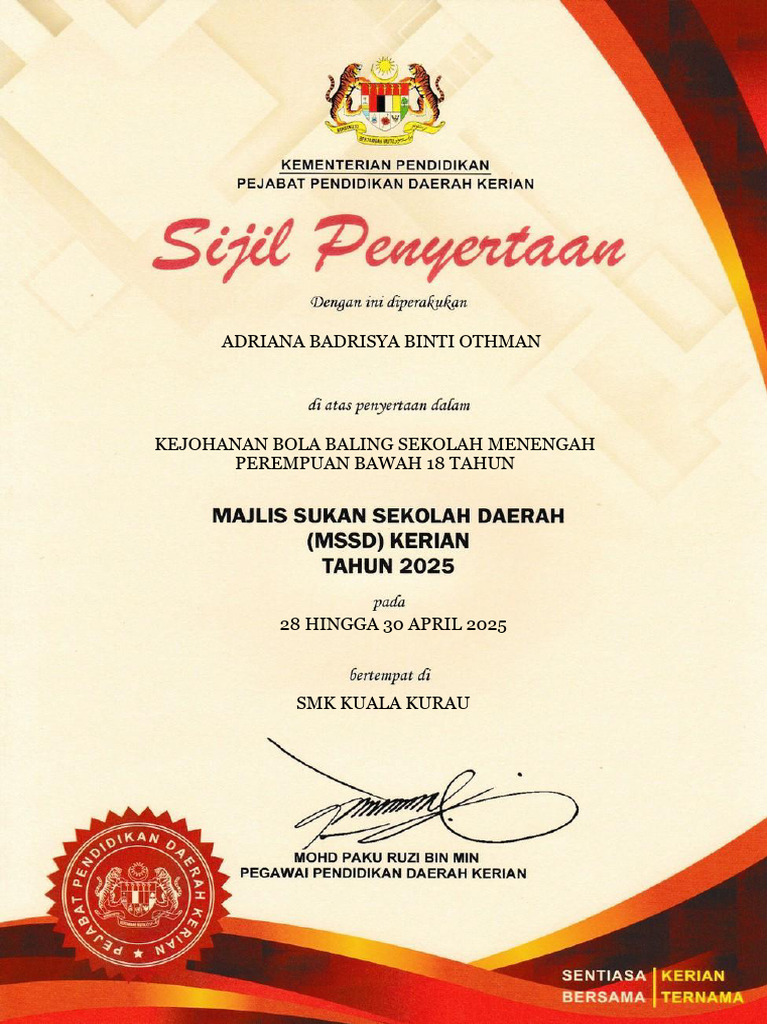 Adriana Badrisya Binti Othman | PDF