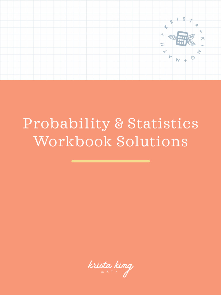 Probability & Statistics - Workbook.solutions | PDF | Categorical ...
