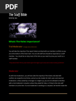 Discord Moderator Application Template | PDF | Cyberspace