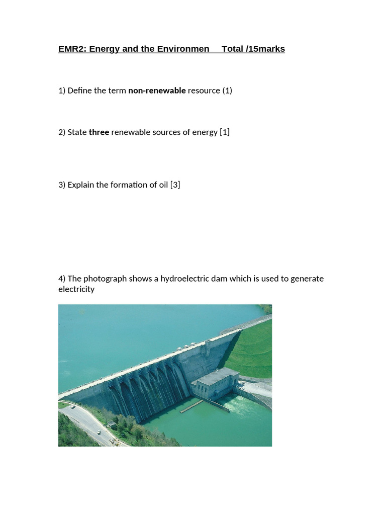 EMR2 - Energy and Environment | PDF