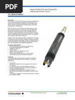 Yokogawa Model ISC40G Inductive Conductivity Sensor Data Sheet | PDF ...