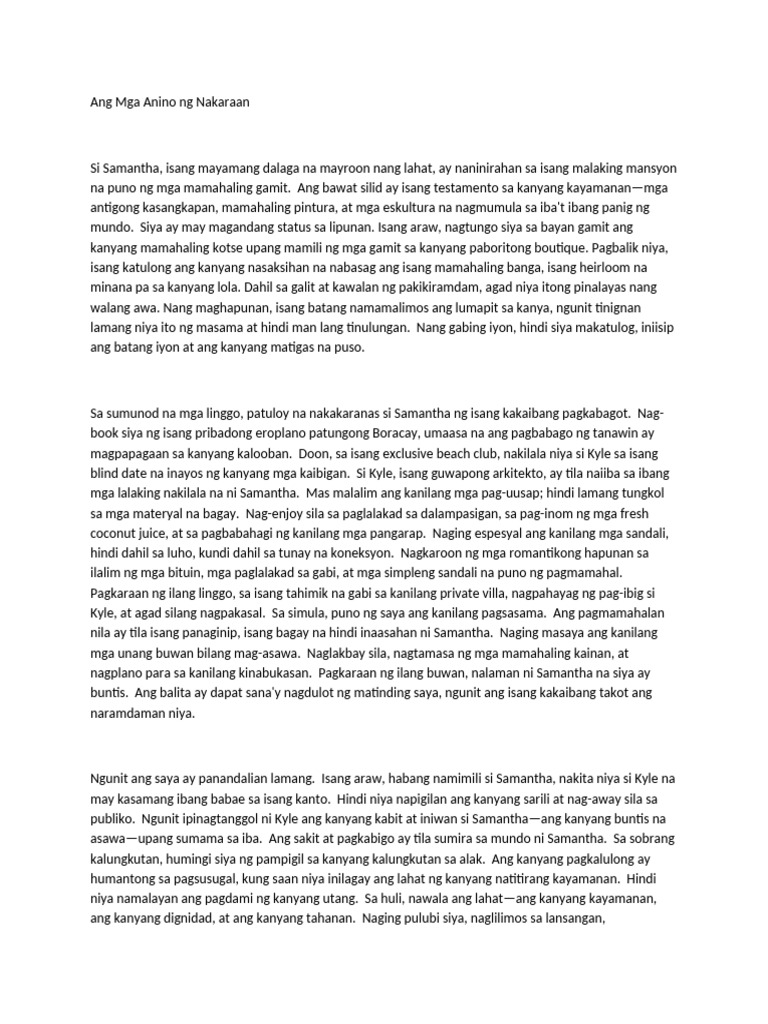 Ang Mga Anino N-WPS Office | PDF