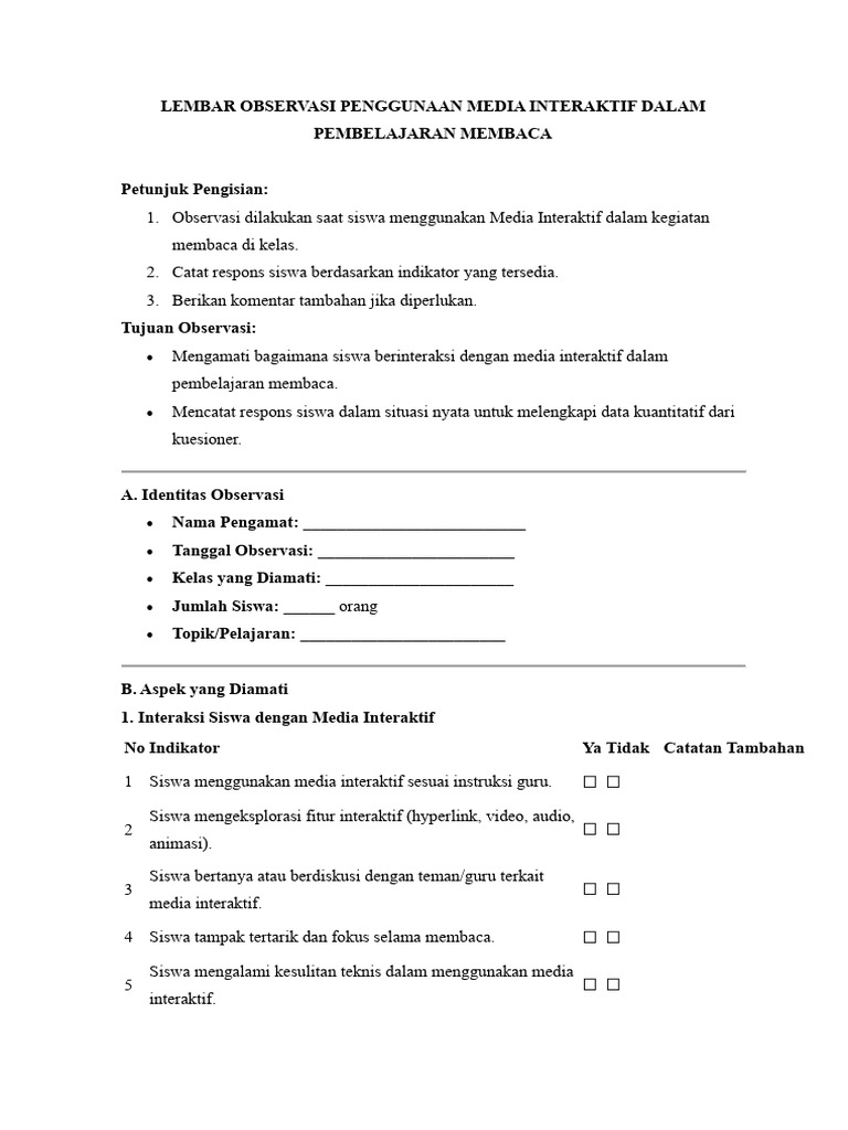 Observasi Skripsi Fixxxxxxxxxxx | PDF