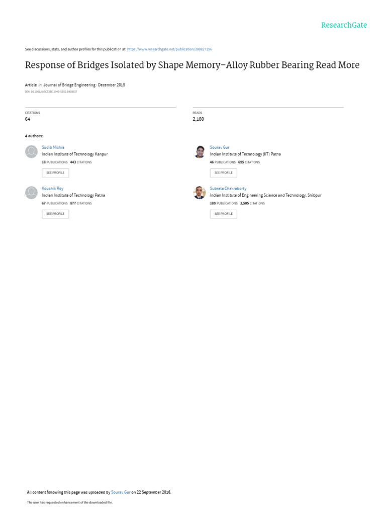 SMA Bridge | PDF | Mathematical Optimization | Shape Memory Alloy