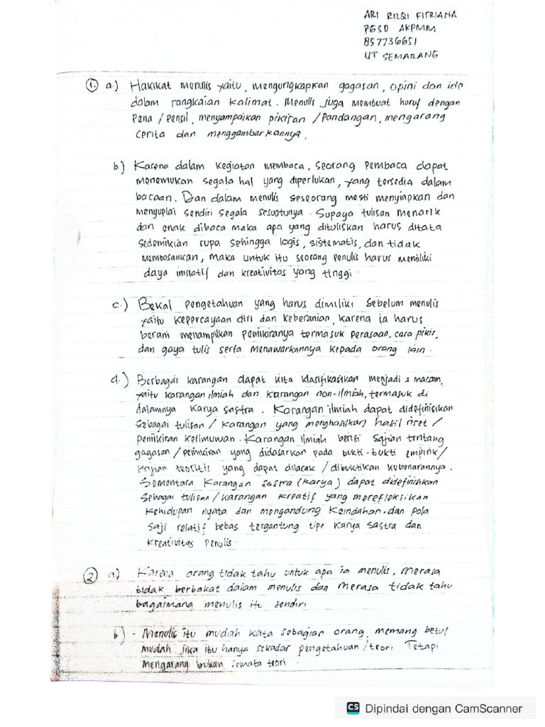 TTM 1 KETRAMPILAN MENULIS KIKI - Compressed | PDF