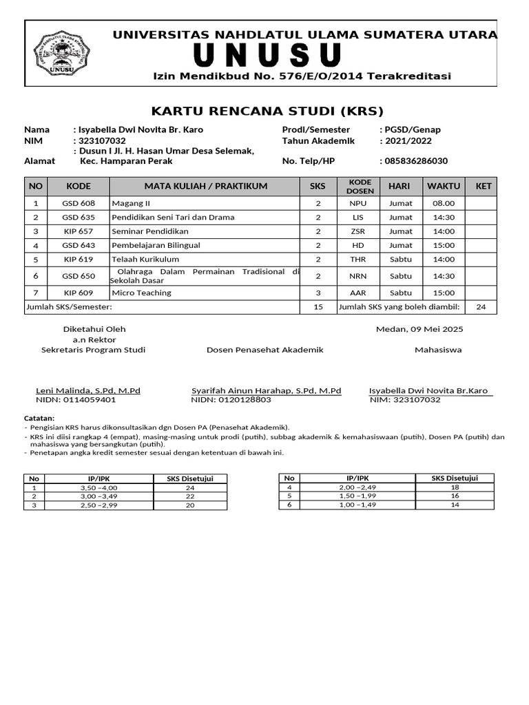 FORMAT KRS Bella | PDF
