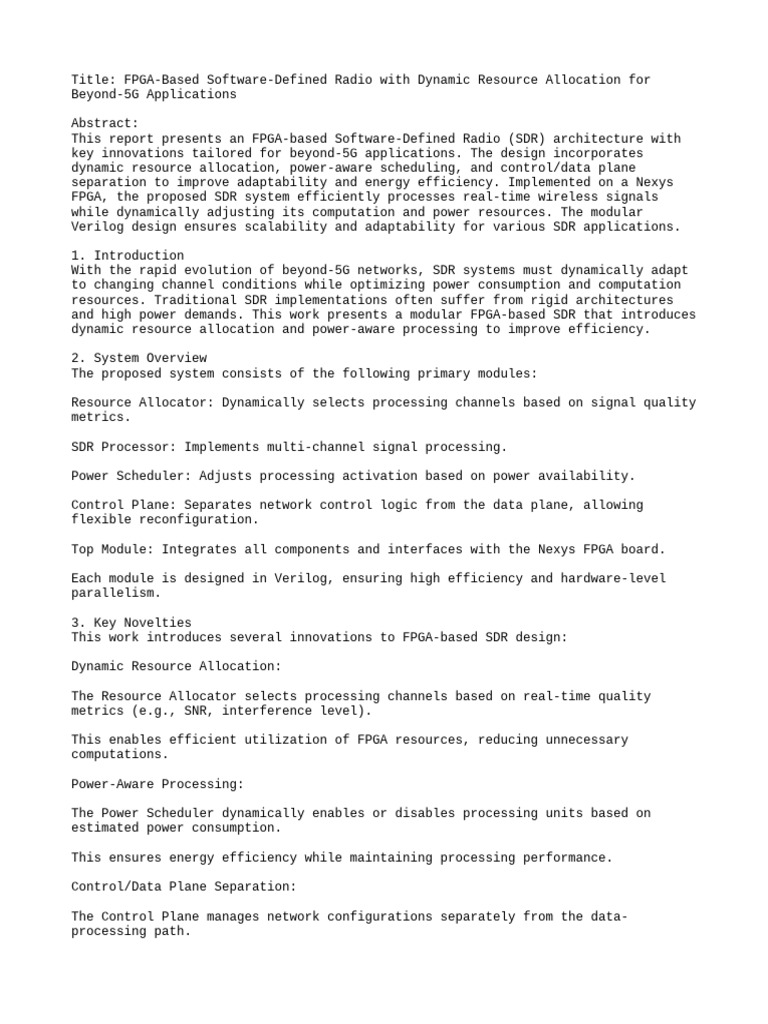 SDR Nexsys Write Up | PDF | Software Defined Radio | Field Programmable Gate Array