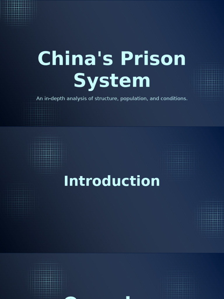China's Prison System | PDF | Prison | Rehabilitation (Penology)