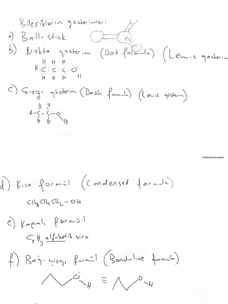 Organik Kimya 3. Ders | PDF