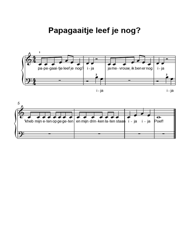 Papagei-leef-je-nog1 | PDF