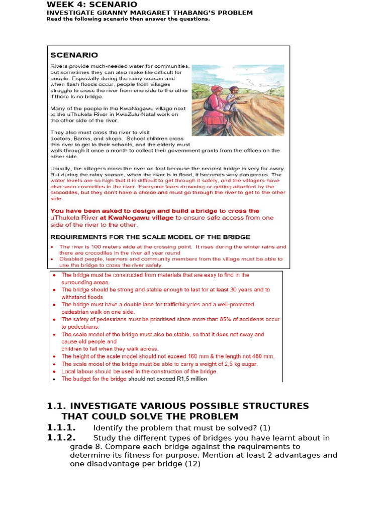 Grade 9 Bridge Design Investigation | PDF | Bridge | Learning