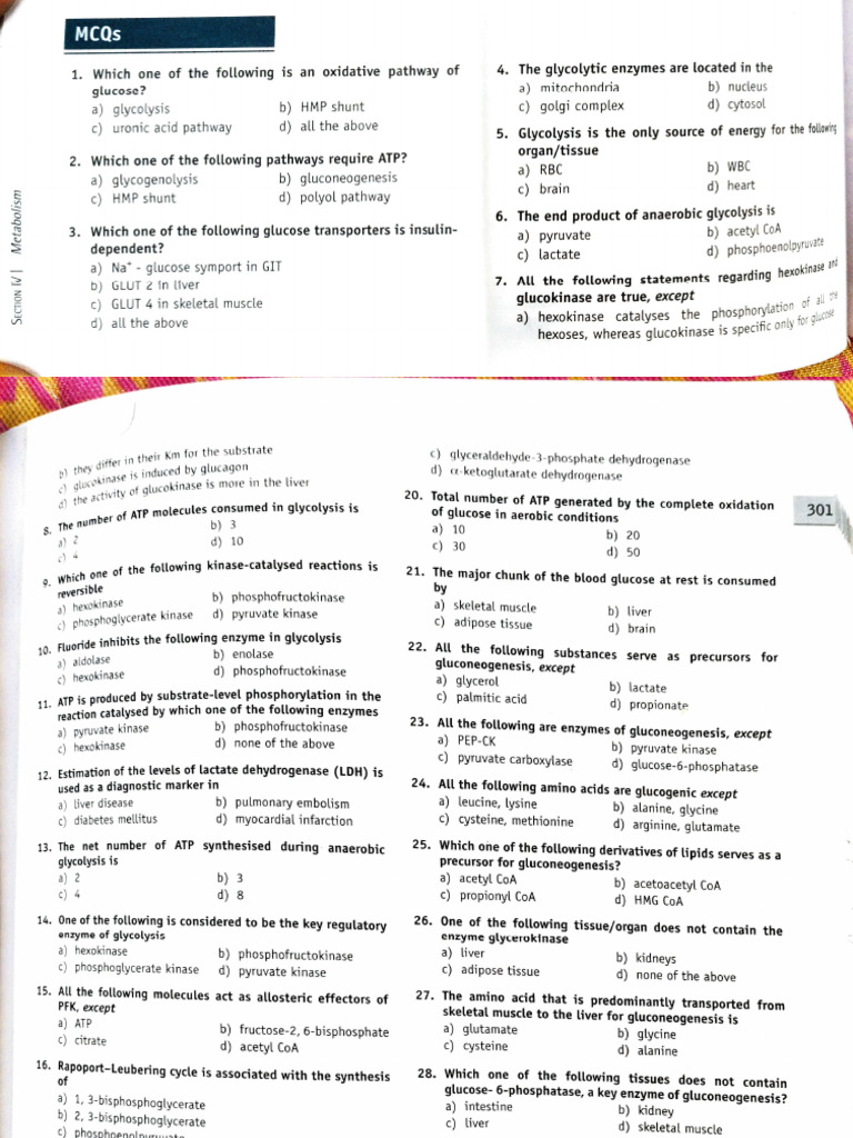 Carbs Metabolism | PDF
