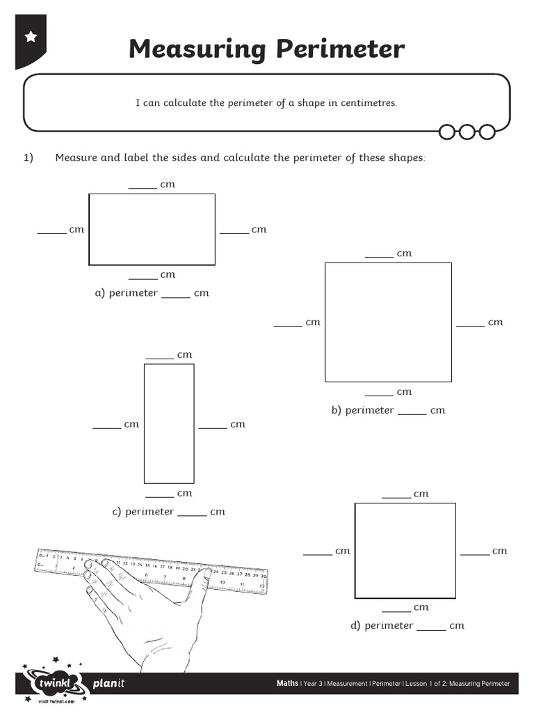 Year 3 Perimeter Measurement Guide | PDF | Length | Distance