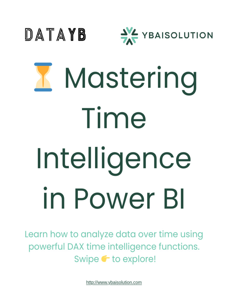 Time Intelligence DAX Functions | PDF
