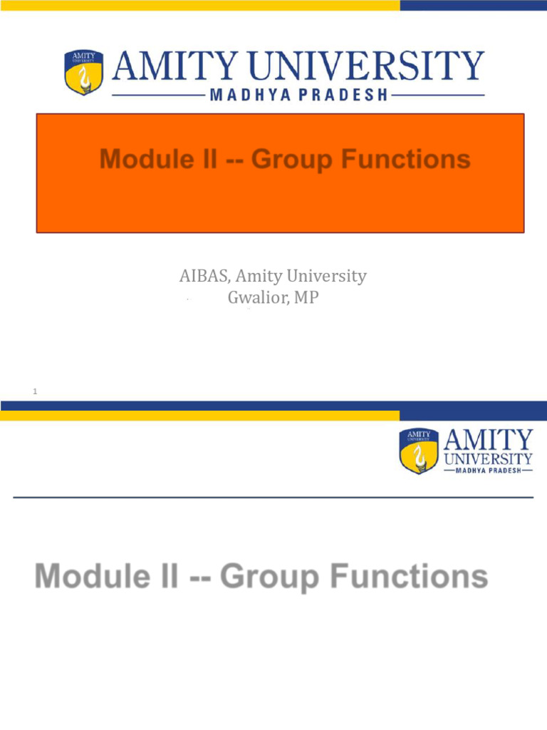 Module II Group Functions (Autosaved) | PDF | Group Cohesiveness | Behavioural Sciences
