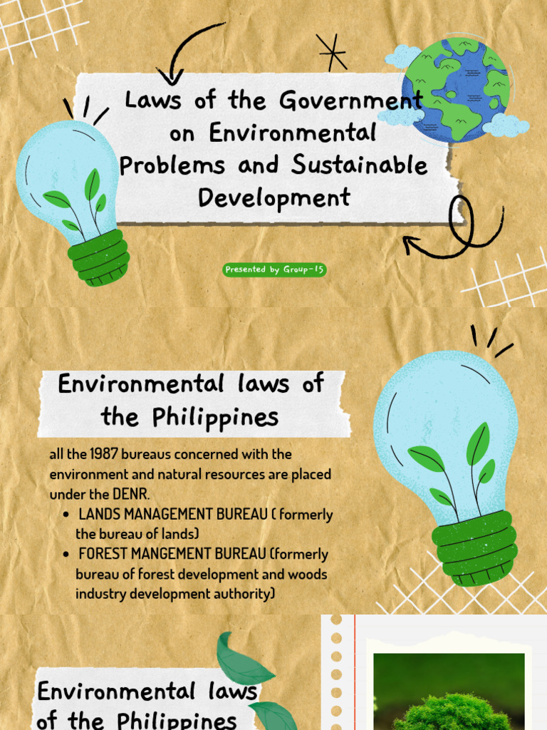 Brown and Green Scrapbook Sustainability and Ecology Presentation ...