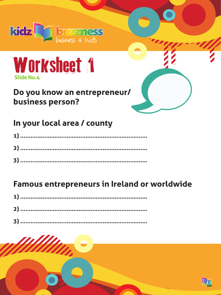 Worksheets Business | PDF