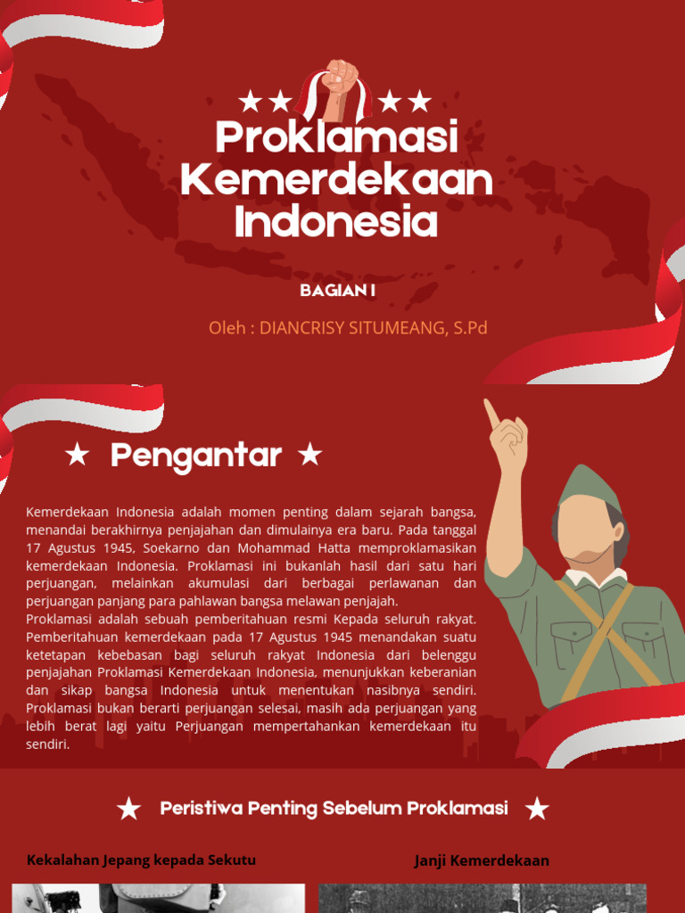Sejarah Proklamasi Kemerdekaan RI | PDF