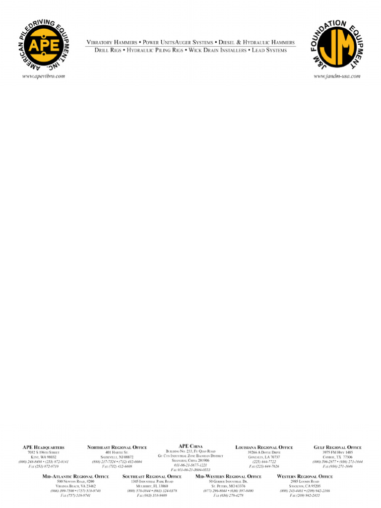 Pile Driving Refusal Criteria Guidelines | PDF
