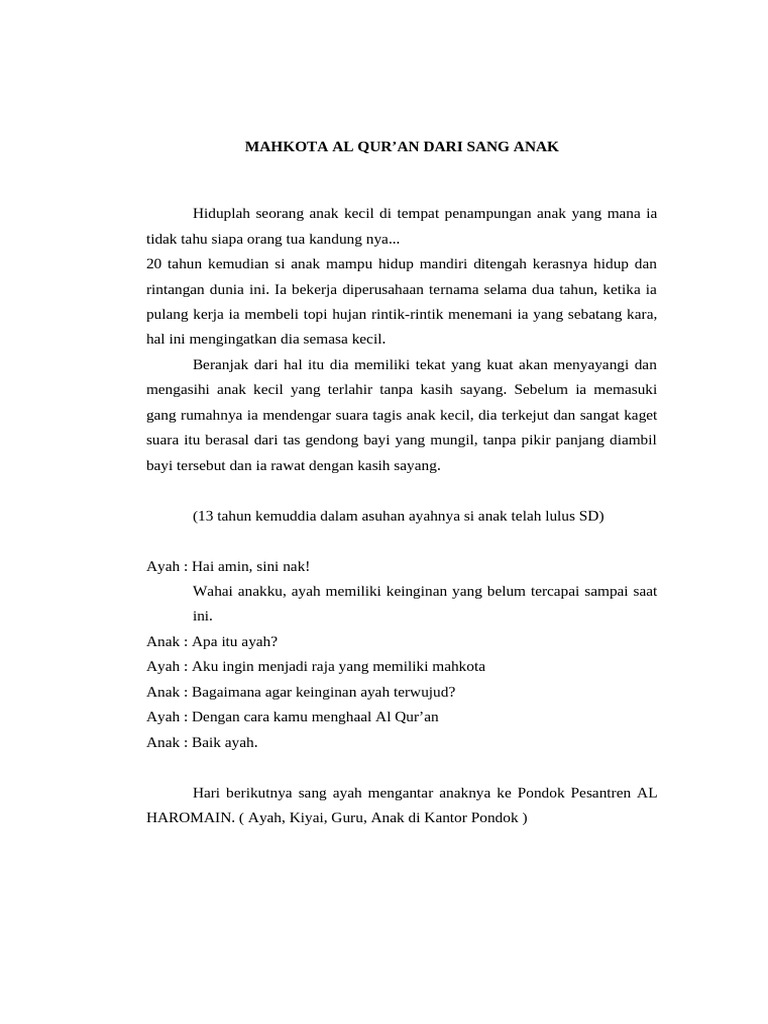 Teks Untuk Karnaval | PDF