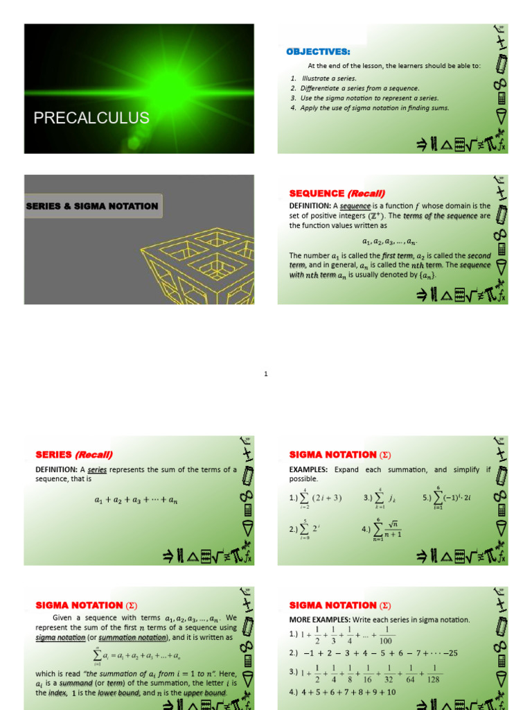 Precalculus Handout 6 | PDF