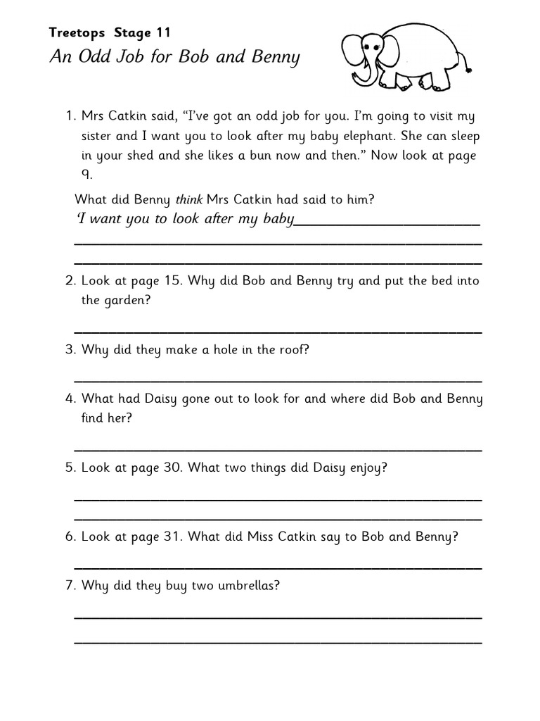 Odd Job for Bob and Benny | PDF