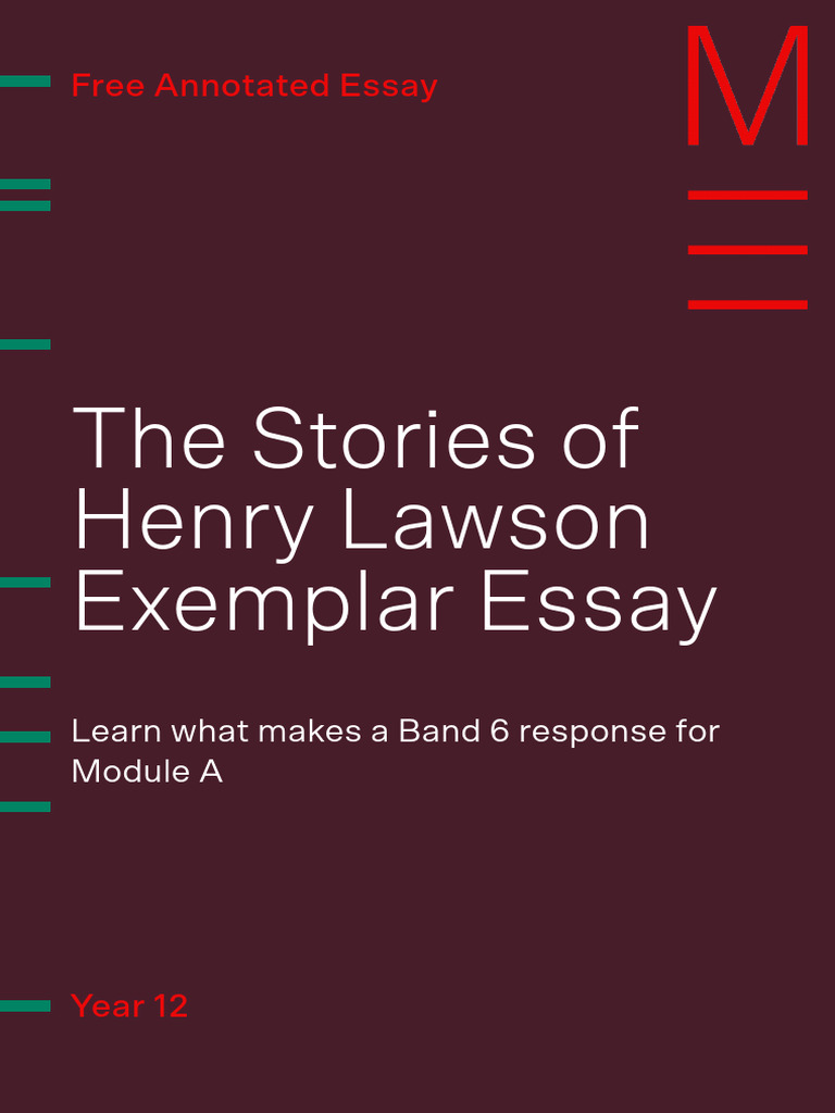 2021 Matrix Common Module Henry Lawson Annotated Essay Unlocked | PDF ...