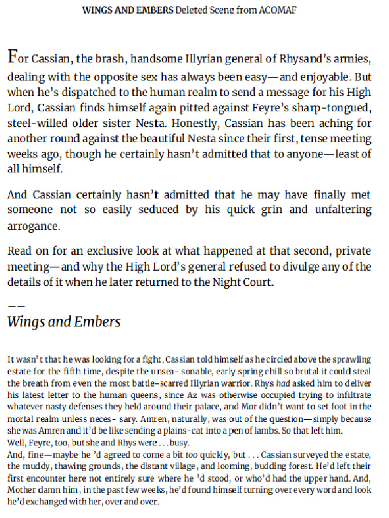 AcoMaf nestassian deleted scene | PDF