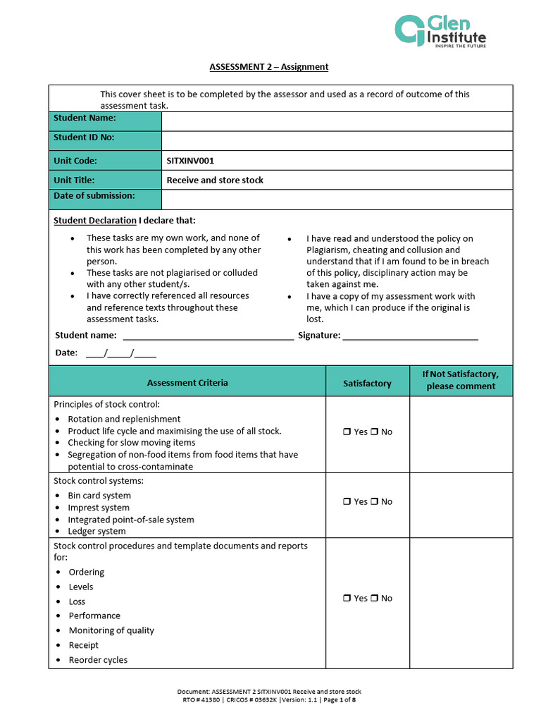 Stock Receiving and Storage Guidelines | PDF | Shelf Life