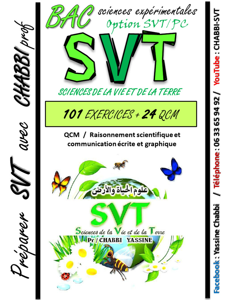 Exercices et QCM en SVT | PDF | Choix multiple