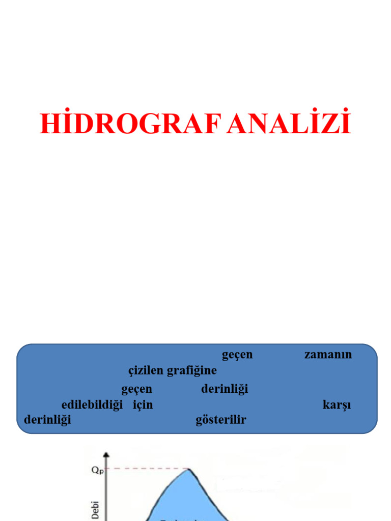 Hidrograf Analizi | PDF