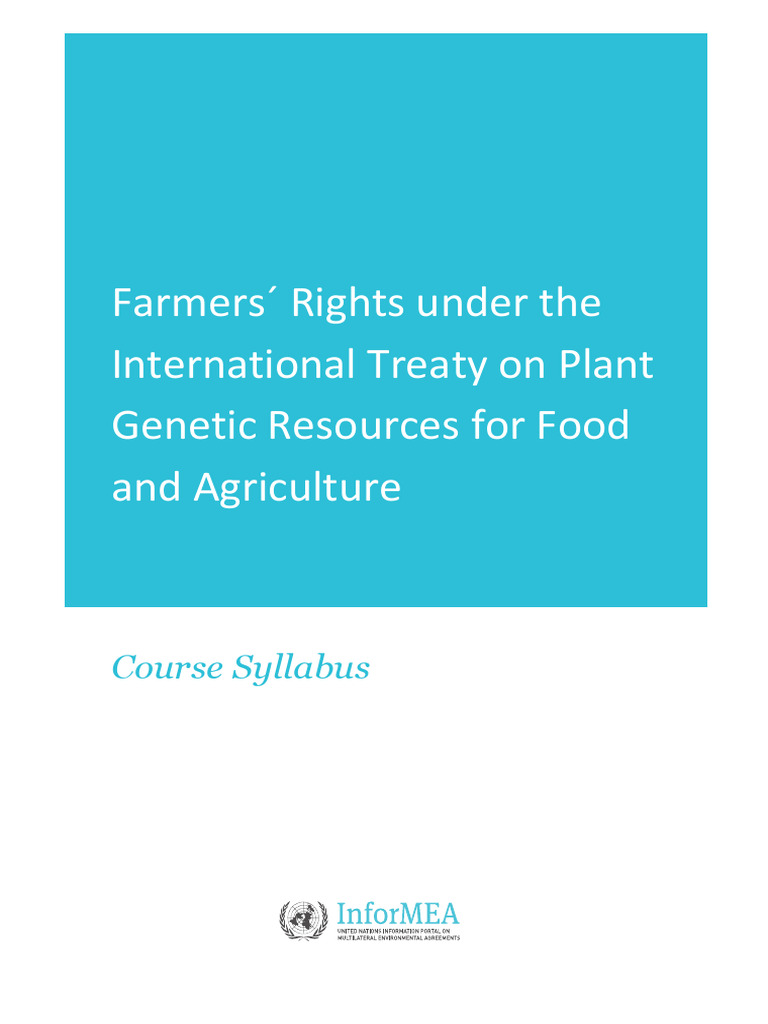 Farmers Rights in The International Treaty On Plant Genetic Resources ...
