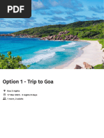 Goa Tourist Map with Distances | PDF
