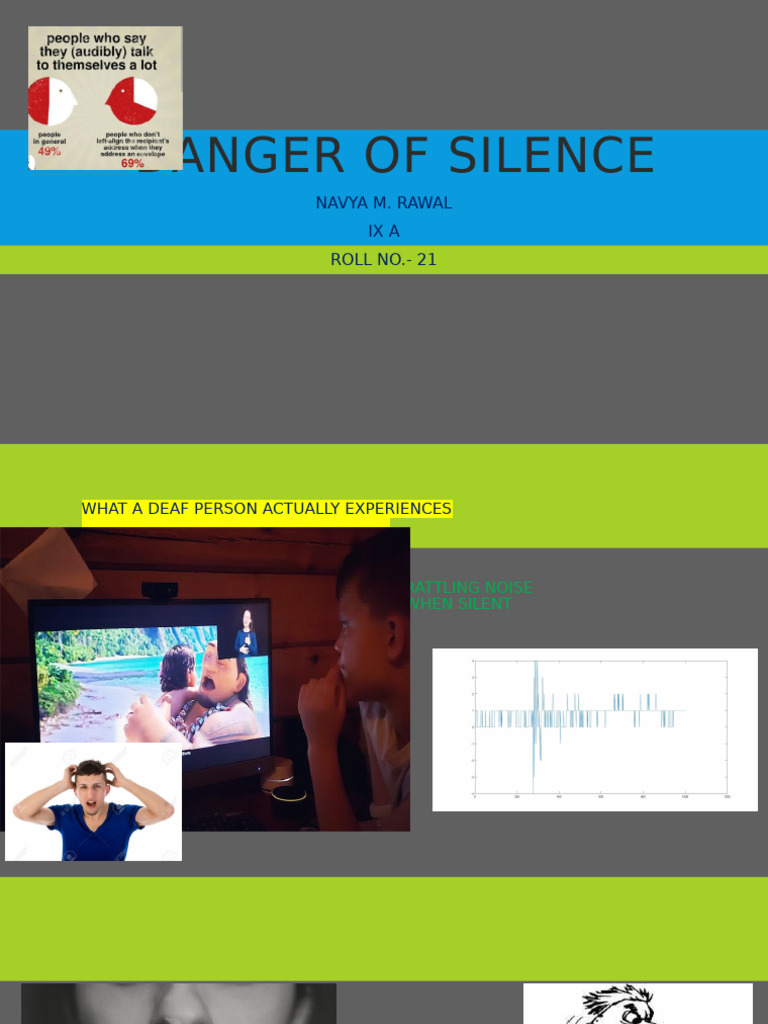 Danger of Silence - English Assignment | PDF