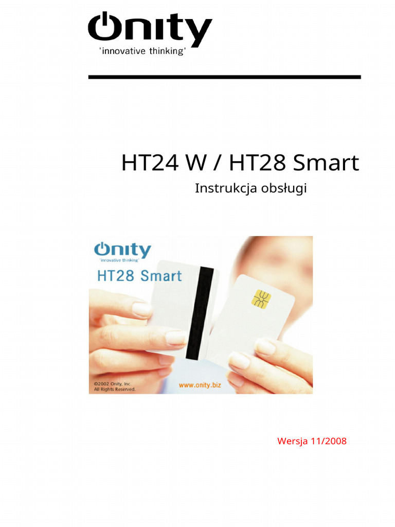 Guia Rapida ht28 Onity | PDF
