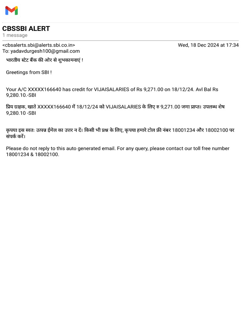Gmail - CBSSBI ALERT | PDF
