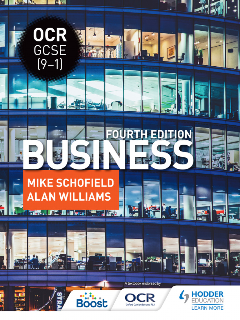 OCR GCSE (9-1) Business, Fourth Edition (Mike Schofield, Alan Williams ...