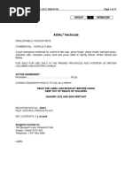 AXIAL Product Label | PDF | Herbicide | Weed
