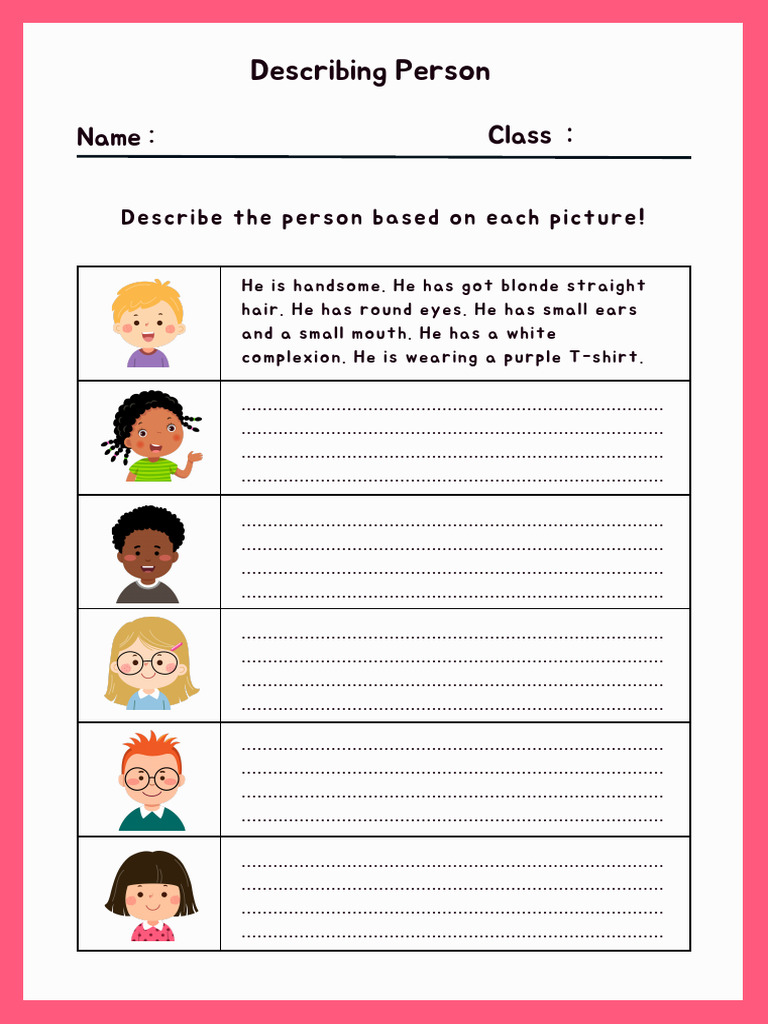 Person Description Based on Images | PDF