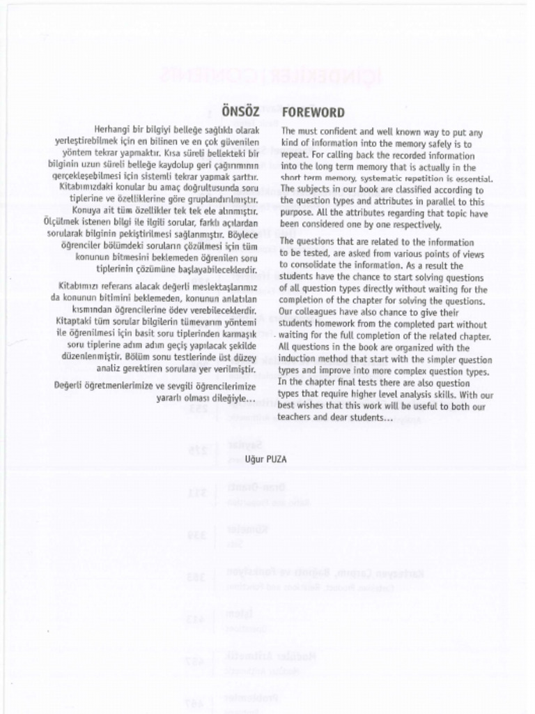 Puza - Matematik 1 | PDF