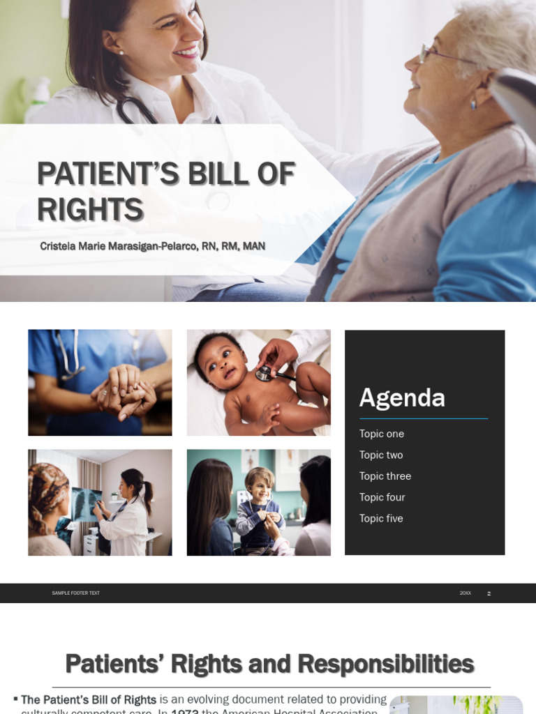 Patients Bill of Rights | PDF | Patient | Health Care