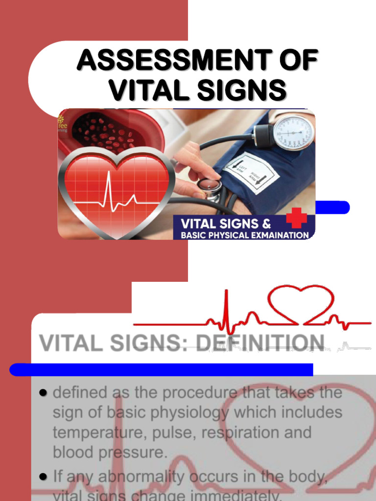 Vital Signs Assessment Guide | PDF | Fever | Clinical Medicine