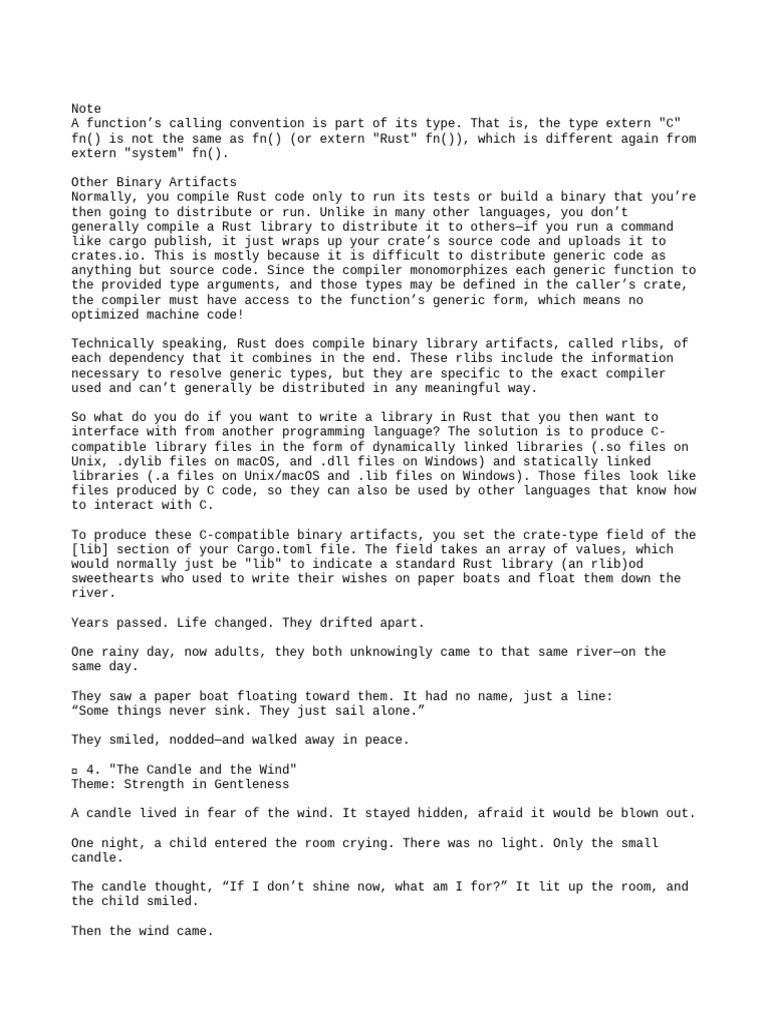 Rust Library C-Compatibility Guide | PDF | Library (Computing) | Computing