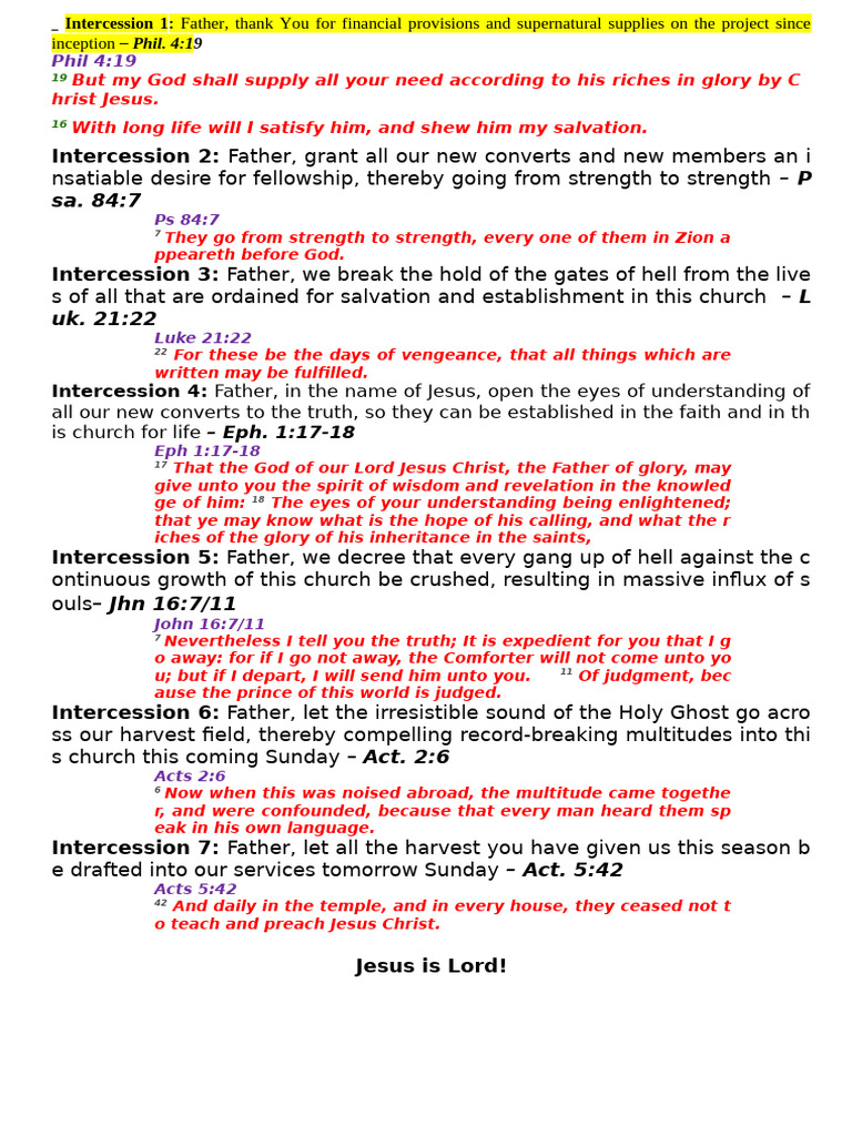Friday Evening Prayer Meeting | PDF | Glory (Religion) | Systematic ...