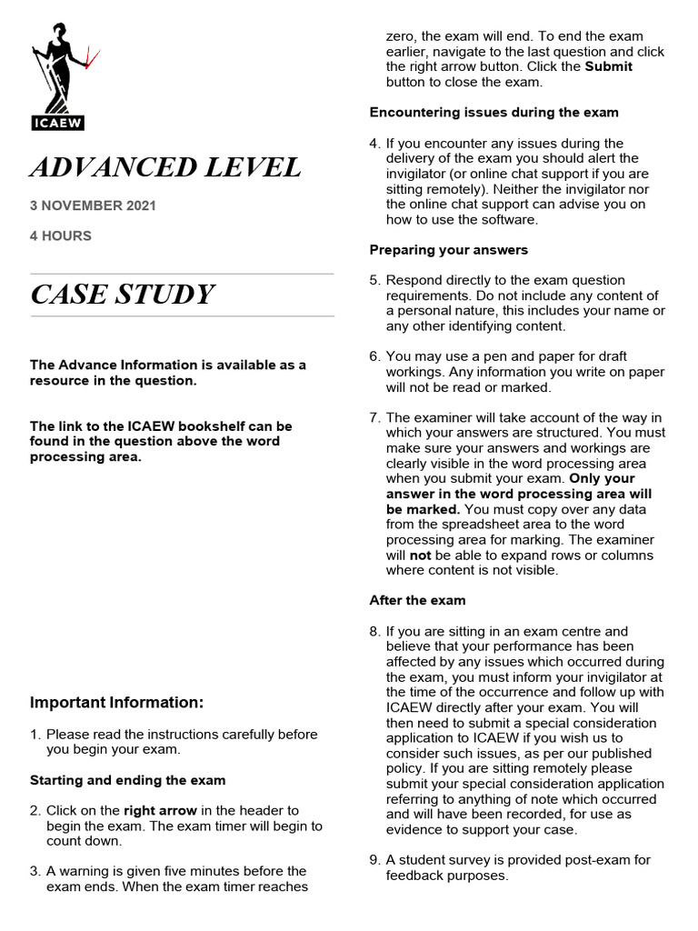ICAEW Case Study: DGS Exam Guide | PDF | Expense | Equity (Finance)