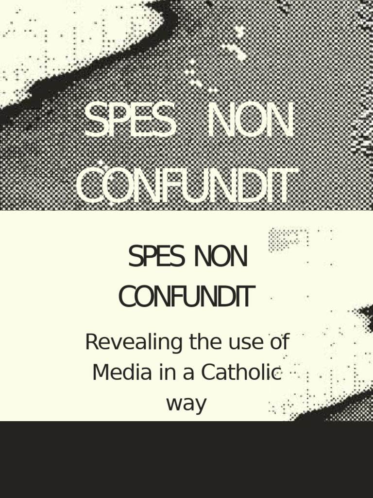 Spes Non Confundit | PDF