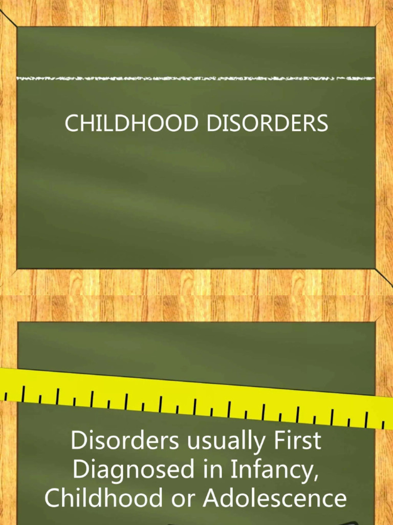 Childhood Disorders | PDF