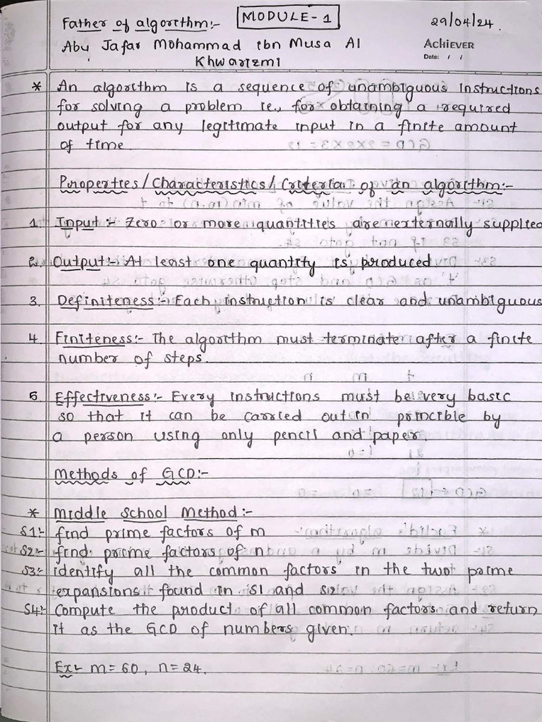 Written ADA Module 1 | PDF
