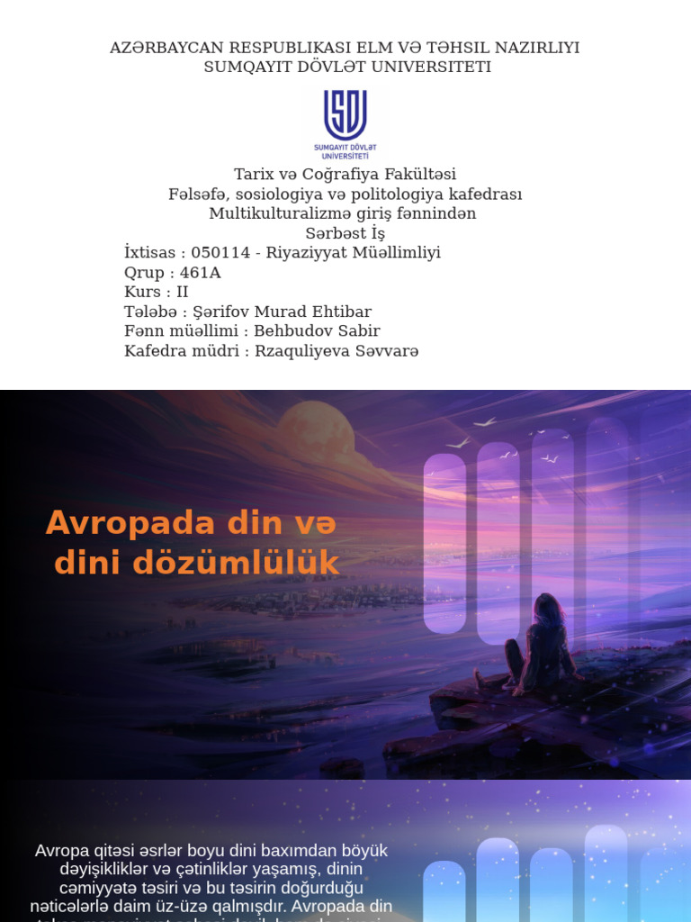 Multikultiralizm Serbest Is-2 | PDF